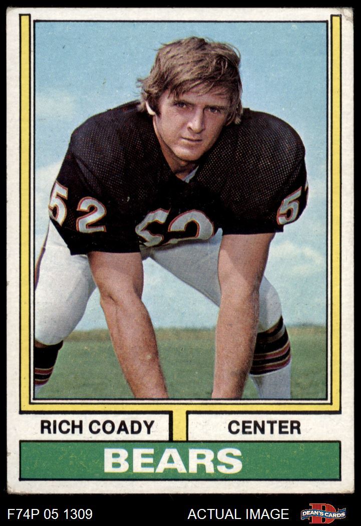 1974 Topps Parker Brothers #18 Rich Coady TWO Bears VARIATION Memphis 3 ...