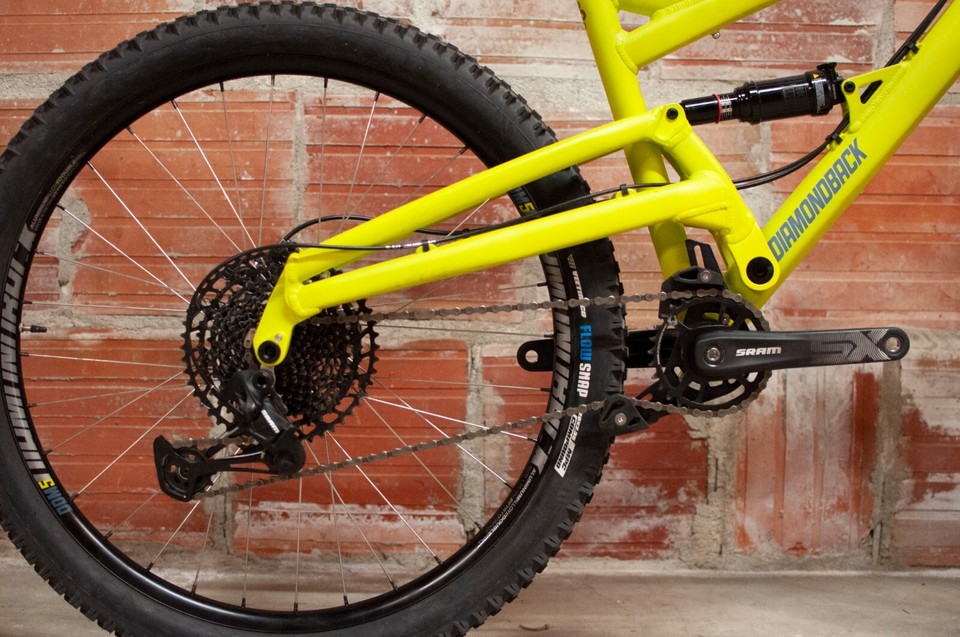 Diamondback Atroz 3 Full Suspension Mountain Bike, MD/44cm, Yellow | eBay