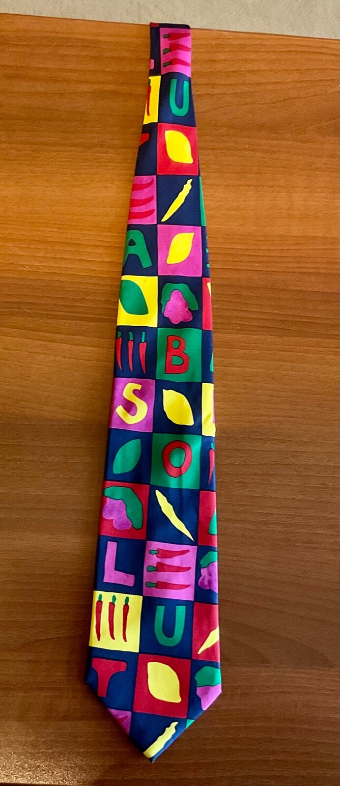 Absolut Vodka Necktie - Multi-Colored- 100% Silk - Gem