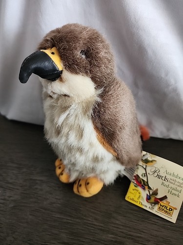 Wild Republic Audubon Birds Red Tailed Hawk Tags NO SOUND Plush Bird | eBay