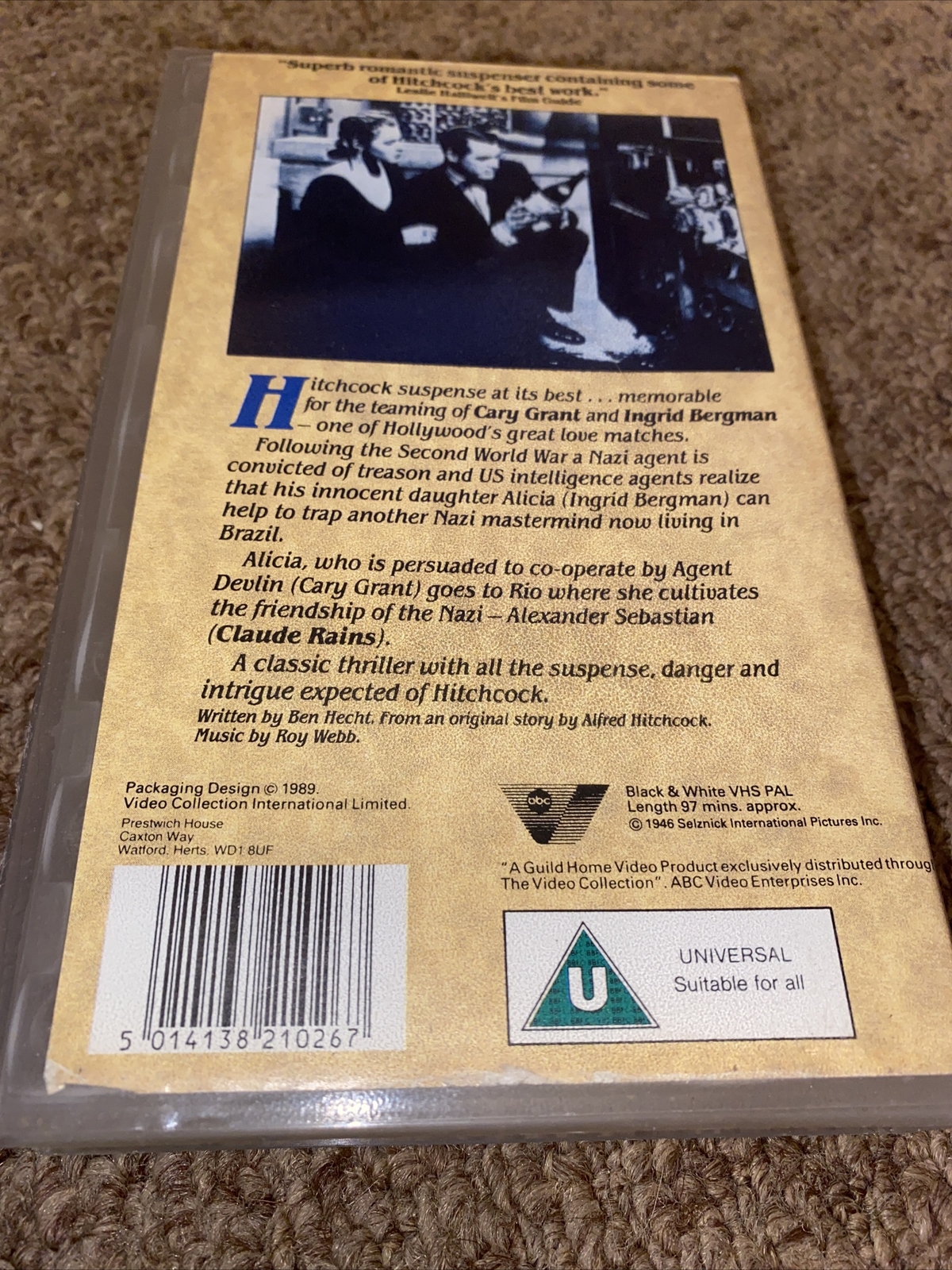 Notorious (VHS, 2000) for sale online | eBay