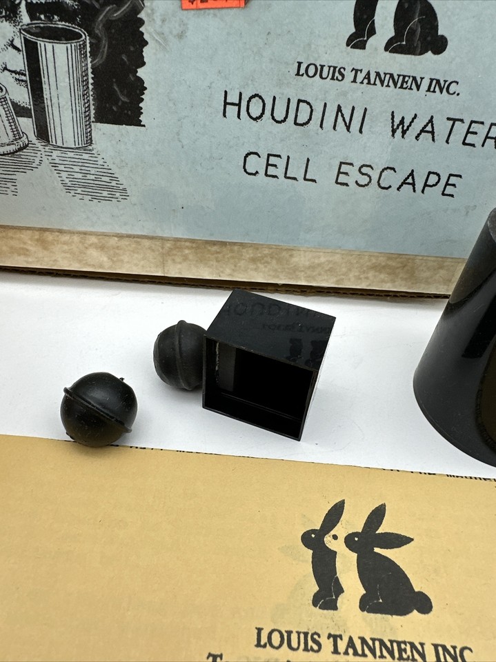 RARE Vintage Louis Tannen Magic Trick - Houdini Water Cell Escape | eBay