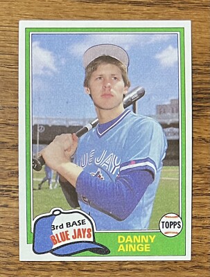 Danny Ainge 1981 Topps Traded RC Rookie Toronto Blue Jays Baseball Card ...