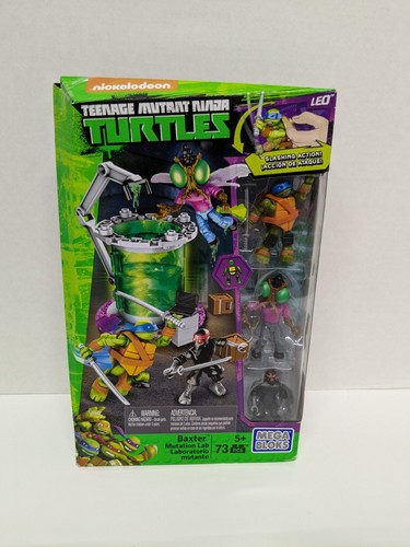 Mega Bloks TMNT Baxter Mutation Lab 73 PCS Set NEW Teenage Mutant Ninja ...