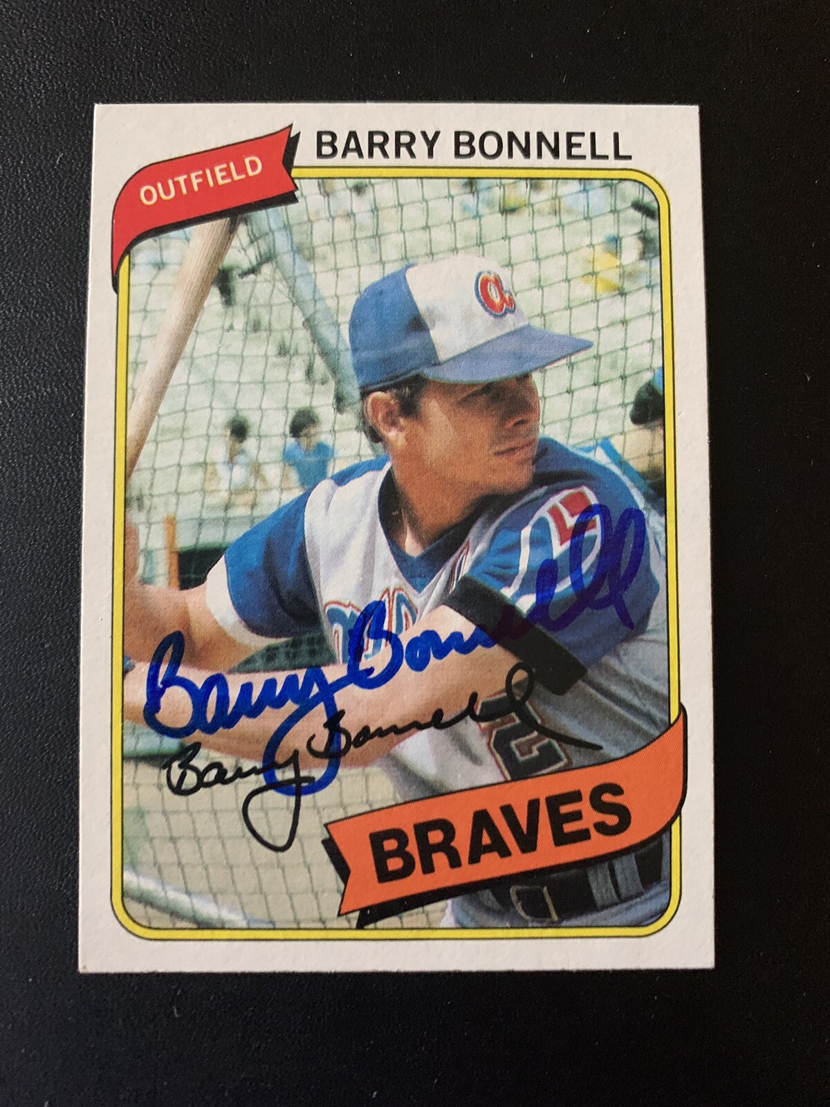 Barry Bonnell Signed 1980 Topps #632 Card Atlanta Braves Autograph COA ...