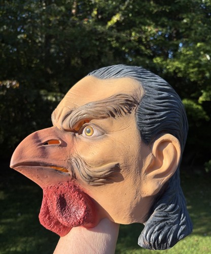 Cosplay Halloween Raxwalker Rooster Beak Realistic Man Head Chicken ...