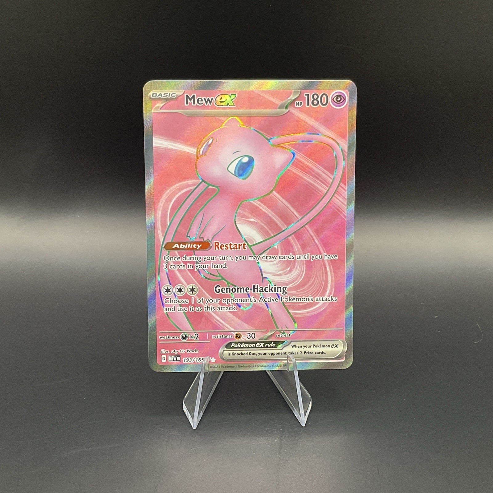 Mew ex 2023 Scarlet & Violet: 151 #193/165 Ultra Rare (Full Art) Price ...
