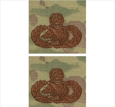 GENUINE U.S. AIR FORCE EMBROIDERED BADGE: SUPPLY FUELS: MASTER ...