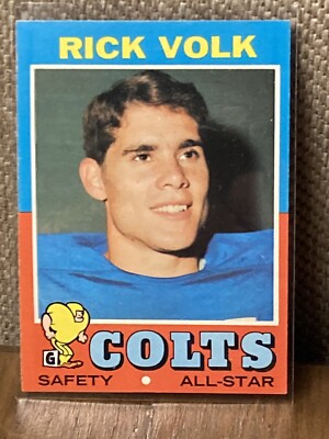 1971 TOPPS RICK VOLK RC BALTIMORE COLTS #32 | eBay
