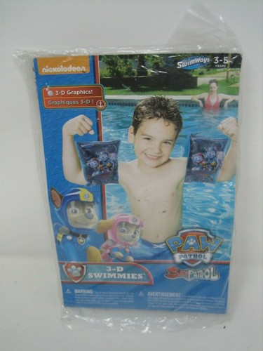 paw patrol 3-D swimmies kids 3-5 beach pool arm floats floaters ...
