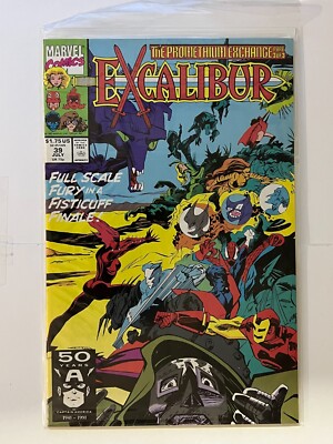 Excalibur #39 Dr Doom 1991 Marvel Comics Chris Claremont Alan Davis ...
