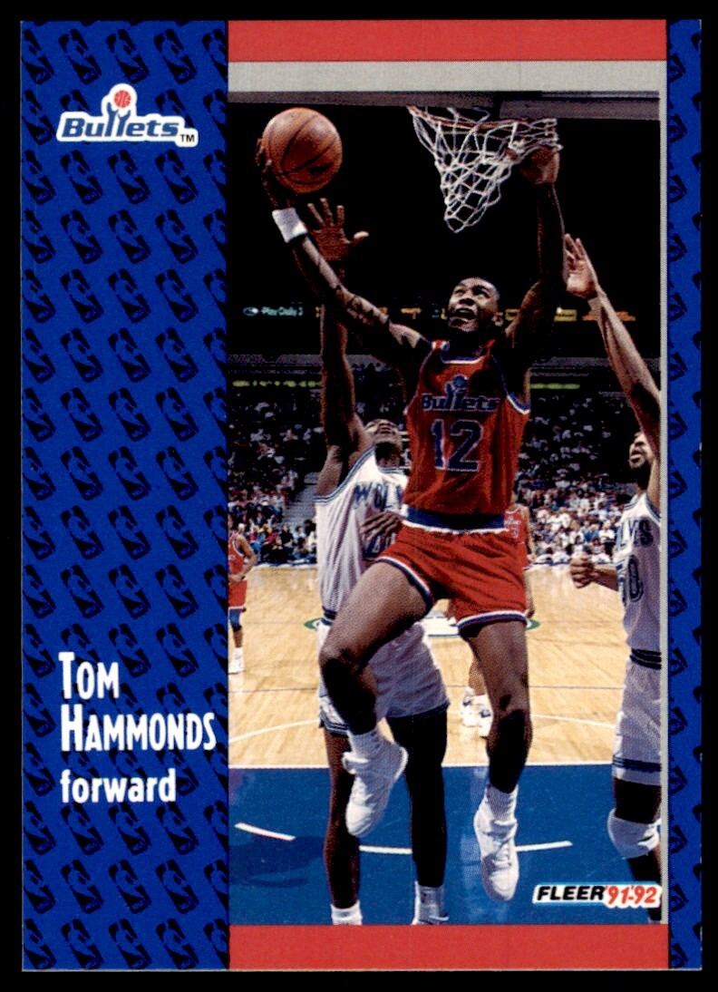 1991-92 FLEER TOM HAMMONDS WASHINGTON BULLETS #368 | eBay