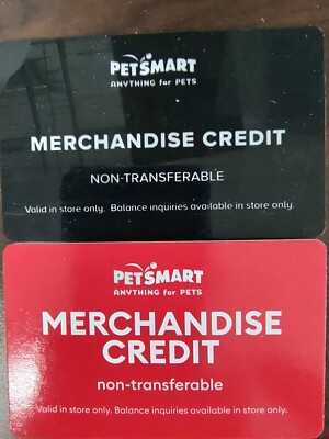 Petsmart Merchandise Credits Cards (2) $380.01 In-Store Only | eBay