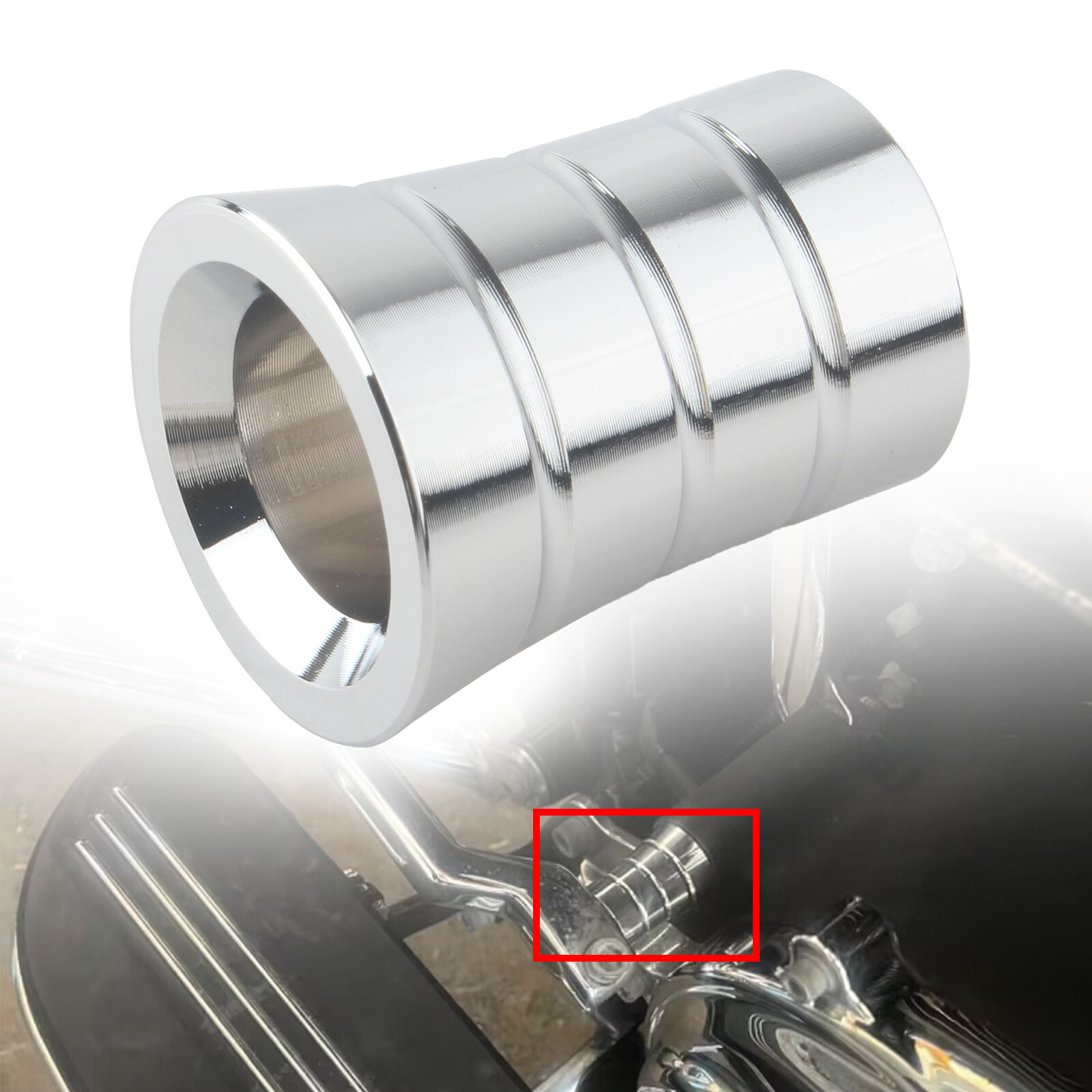 Heel Shifter Eliminator Lever Shaft Spacer For Harley Road KING Electra ...
