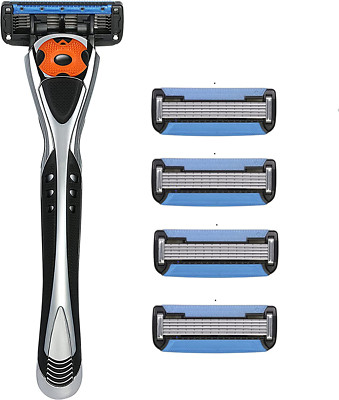 Personna Men's 5 Blade Razor Handle with 5 Replacement Cartridges | eBay