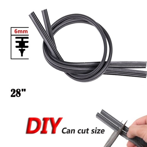 Smooth and Textured 28 Inch Car Windshield Wiper Blade Inserts Pack of ...