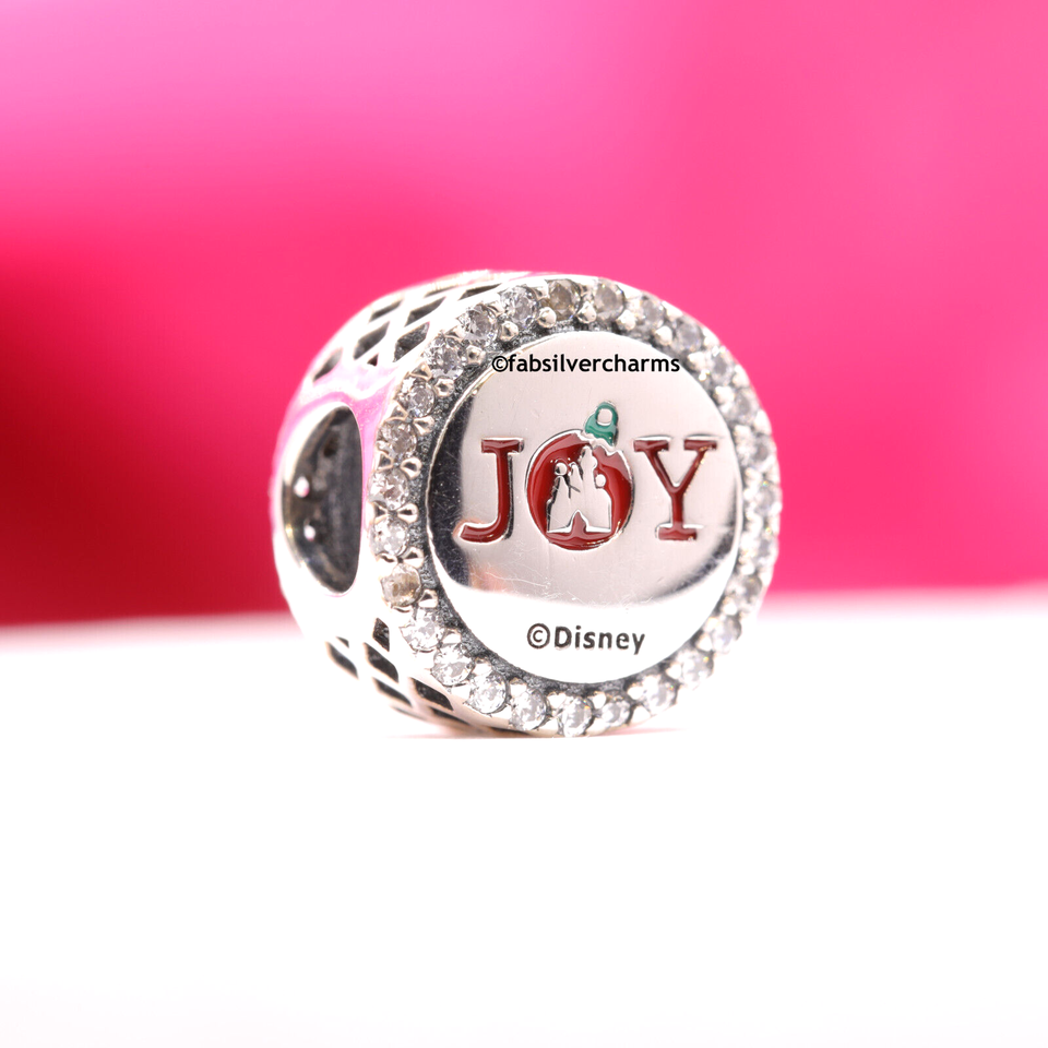 New! Authentic Pandora Disney Minnie Mouse Joy Holiday Christmas Charm ...