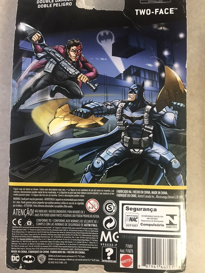 BATMAN Missions DC Comics Two Face 6" Action Figure new | eBay