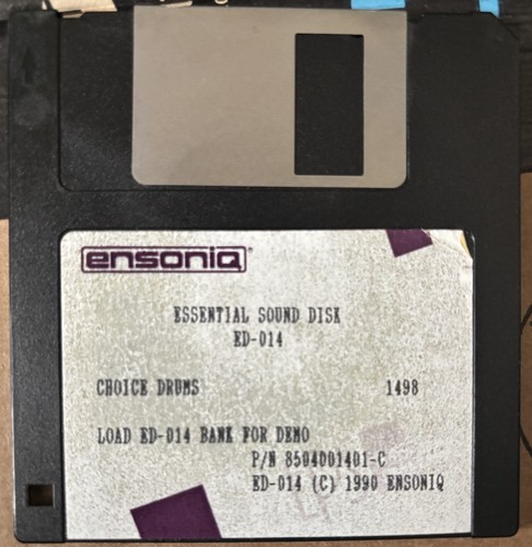 Ensoniq EPS-16 Plus Essential Sound Disk Library (9 Disks) | eBay