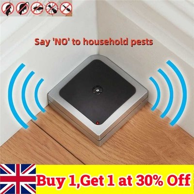 Ultrasonic Mouse Repeller Long Life Battery Operated Rodent Pest Mice ...