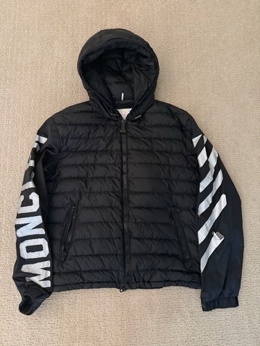 Moncler x Off White Reflective Down Jacket Black Size 5 | eBay