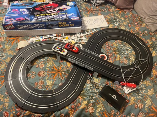 Grand Prix 2 Lane Road Racing Slot Car Complete Box Vision Toy ...