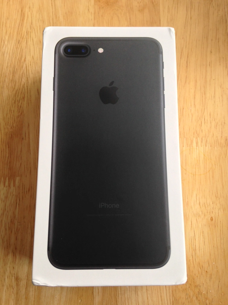 OEM BOX ONLY Iphone Apple 7 plus black | eBay