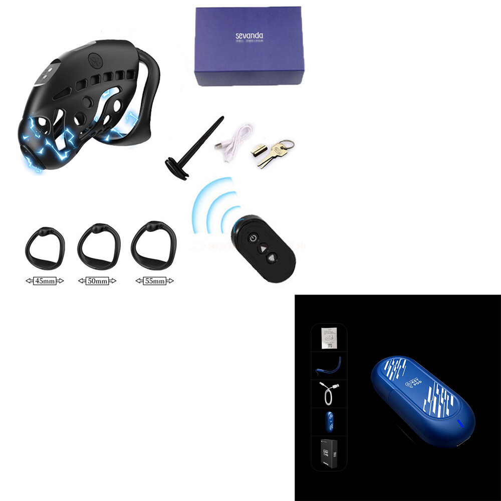 Male Chastity Device Cb Remote Control Bracelet Smart Chastity Cage ...