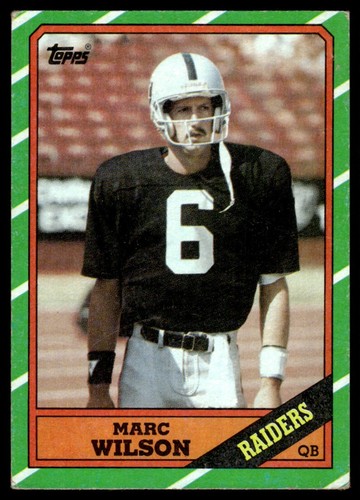 1986 Topps #61 Marc Wilson Los Angeles Raiders | eBay