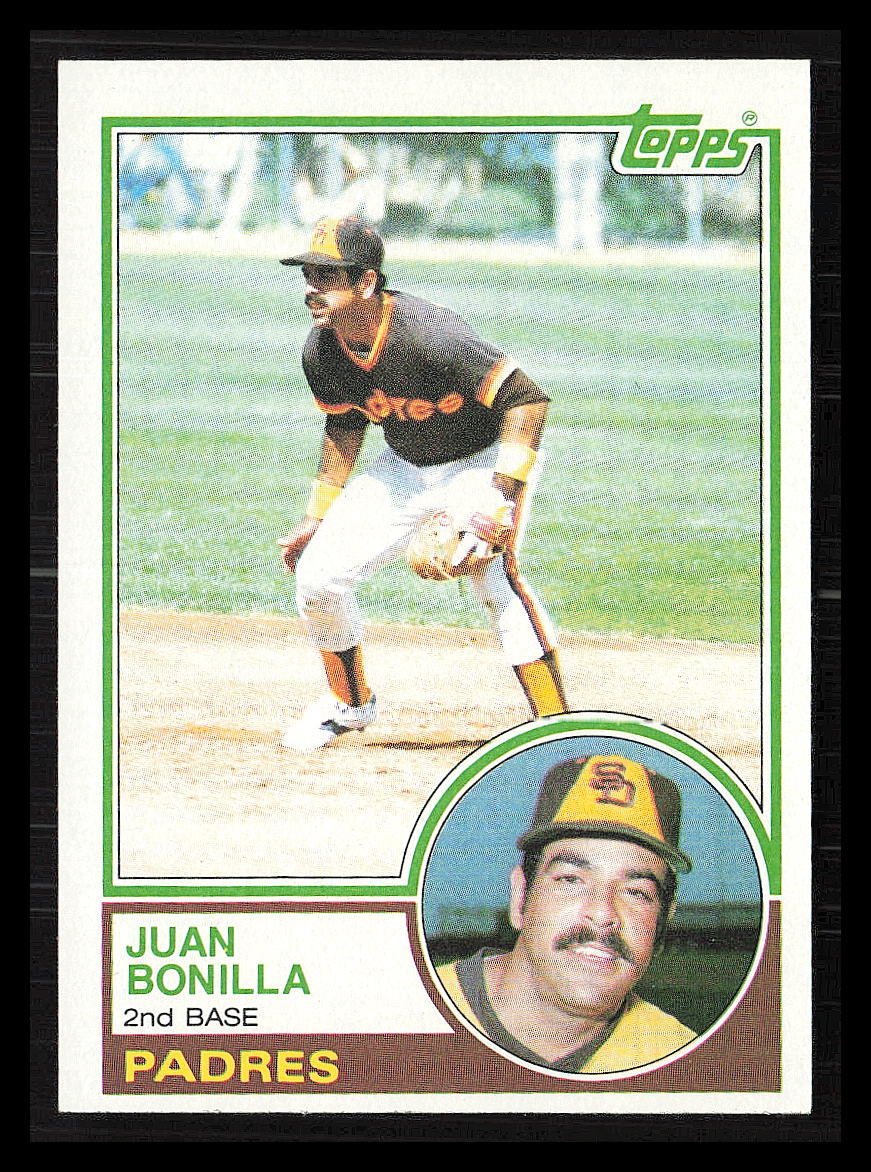 Juan Bonilla 1983 Topps #563 San Diego Padres | eBay