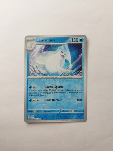 Carte Pokémon - Lamantine Reverse - 087/165 - EV03.5 - 151 | eBay