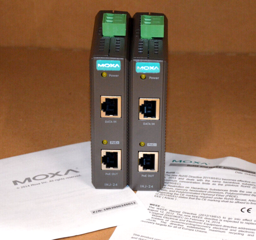 2 Stück MOXA INJ-24 Switch industriel V1.2.1 2x Neu/unbenutzt | eBay.de
