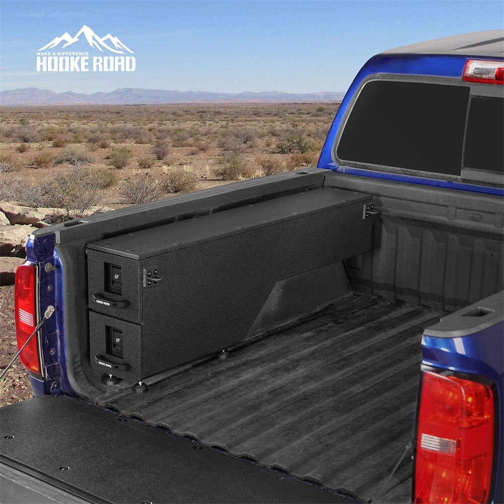 Truck Bed Side Box Wheel Well Storage Drawer System for 2015-22 ...