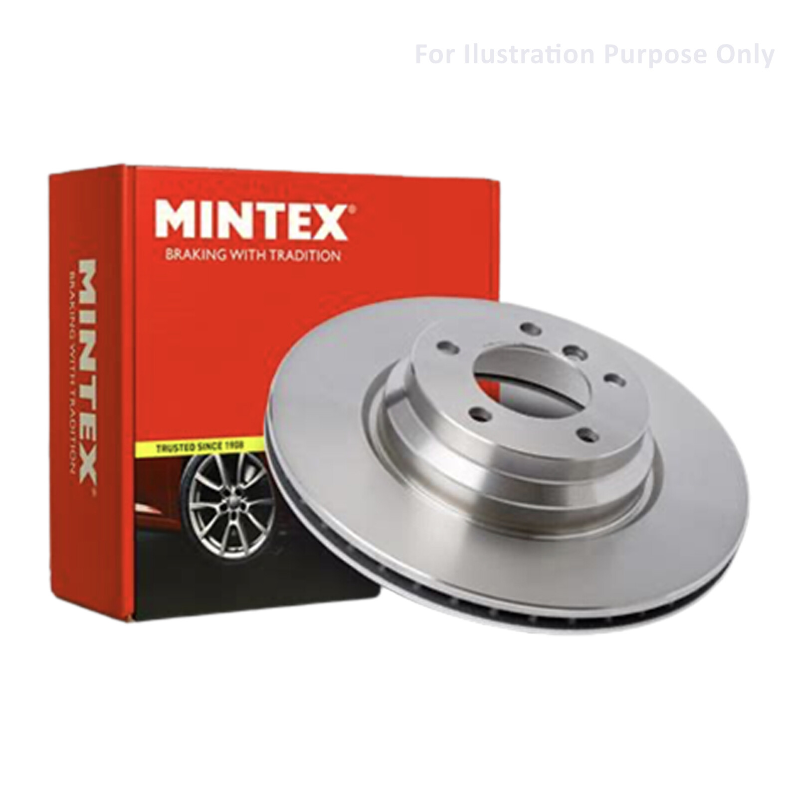 For Audi Porsche VW Brake Discs Front Vented Left Side MDC1611LC Mintex ...