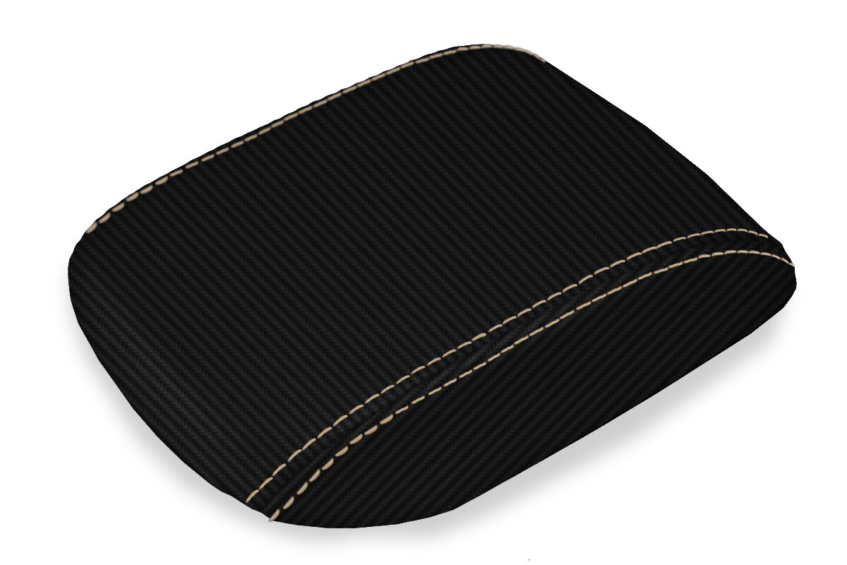 Console Lid Armrest Cover Carbon Fiber for VOLVO S40 2004-2007 Beige ...