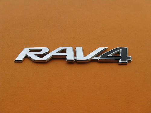 01 02 03 04 05 TOYOTA RAV4 REAR GATE LID EMBLEM LOGO BADGE SIGN OEM ...