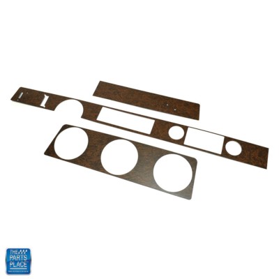 1970 Oldsmobile Cutlass 442 Dash Vinyl Wood Kit With Metal Backing ...