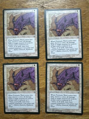 Set of 4(x4 4x) | Prismatic Ward | Ice Age | MTG Magic the Gathering ...