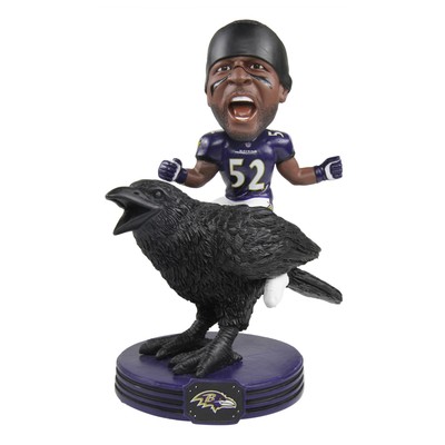 Ray Lewis Baltimore Ravens Riding Raven Bobblehead NFL Football | eBay