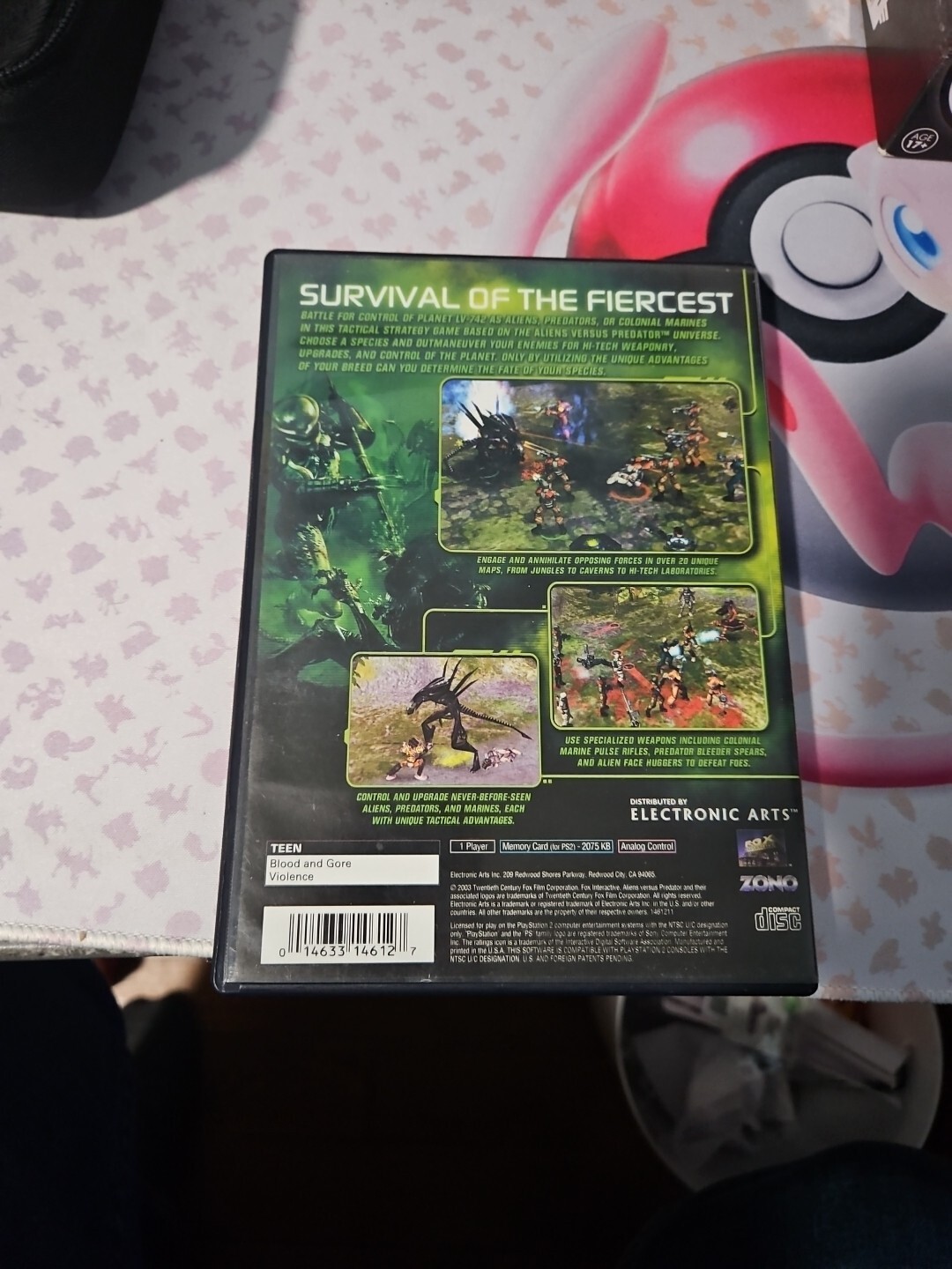 Aliens vs. Predator: Extinction (Sony PlayStation 2, 2003) 14633146127 ...