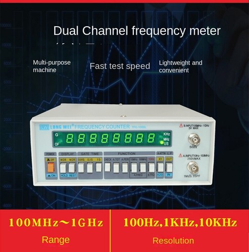 TFC-2700L Multi-Functional High Precision Frequency Meter 8 LED Display ...