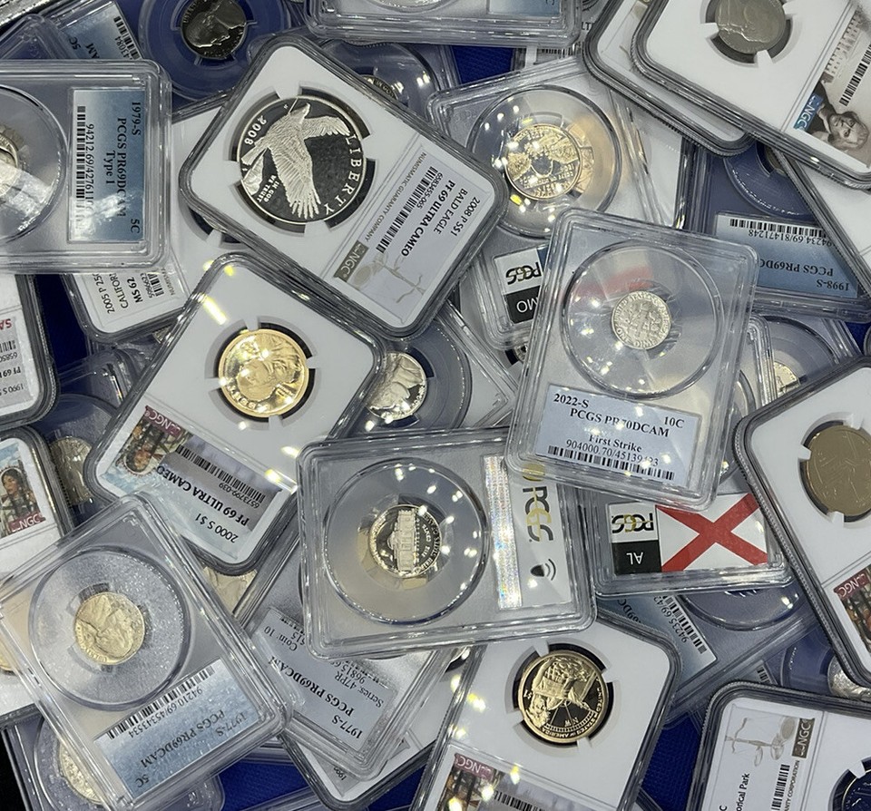 PROOF COINS 💰 PCGS ONLY Graded U.S. Silver Clad US Mint Coin💰1950-2025 ...