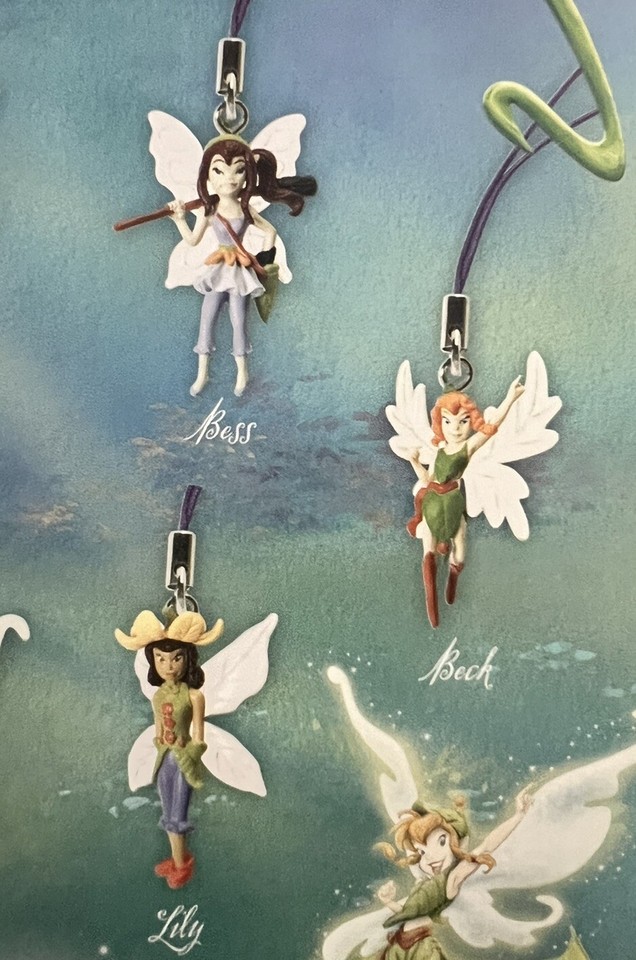 Disney Fairies Figure Charm Collection Series 1 Rani Tinkerbell Bess ...