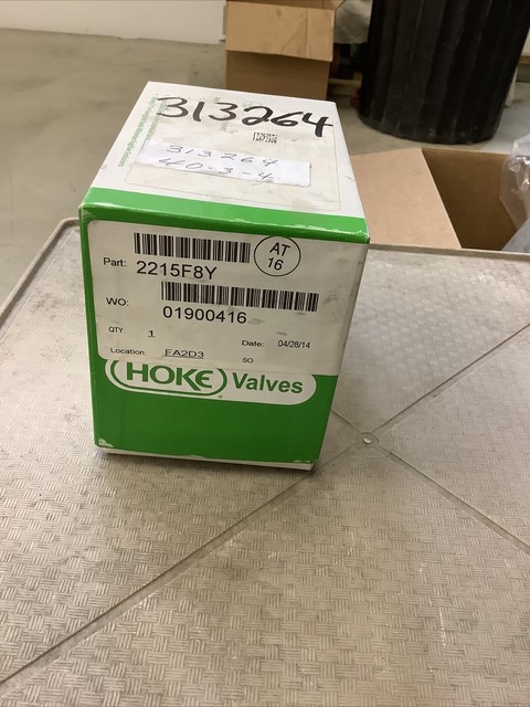 1pc HOKE 2200 Series Screwed Bonnet Needle Valve 2215F8Y 1/2 NPT 316 SS ...