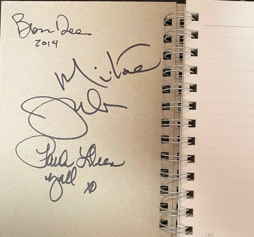 Jamie Bobby Deen Michael Groover & Paula Deen Signed Lady & Sons Spiral ...