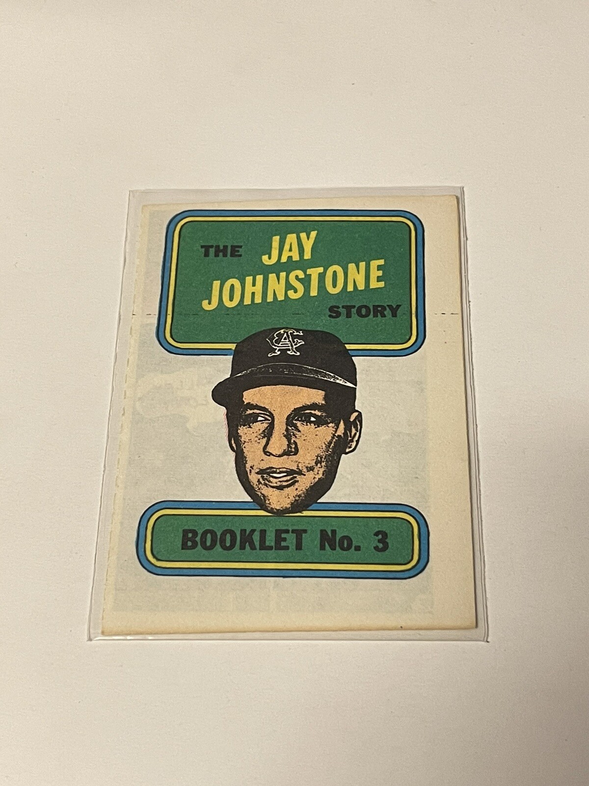 1970 Topps Booklet #3 Jay Johnstone **021684 | eBay