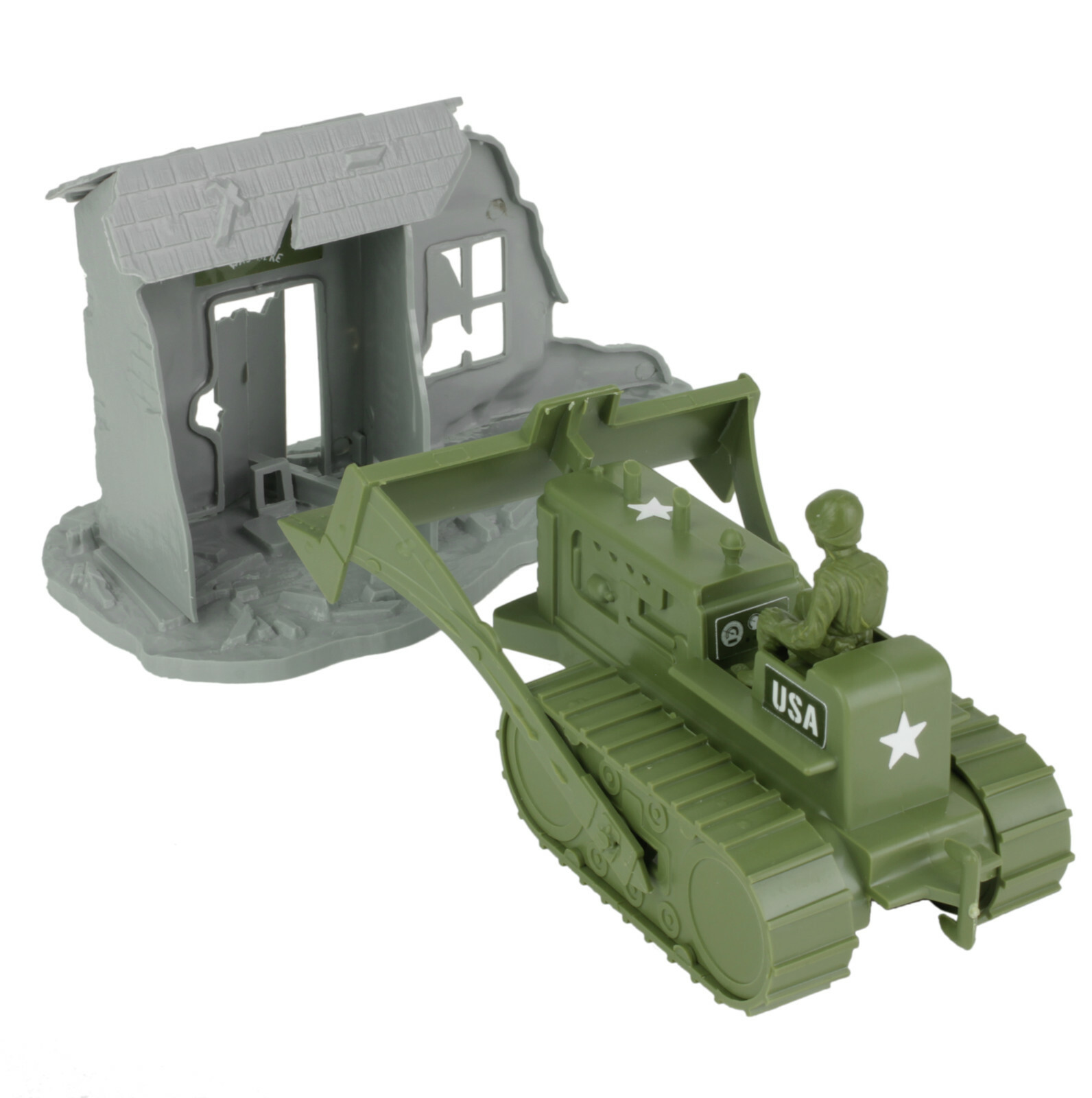 BMC Recast IDEAL Army CORPS OF ENGINEERS Bulldozer & Marx Exploding ...
