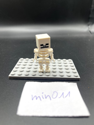 LEGO® Skelett weiß Minecraft min011 21125, 21127, 21144, 21169 Figur ...
