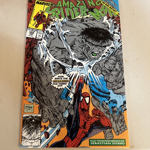 The Amazing Spider-Man #328 Todd McFarlane Spider-Man vs Hulk NM 9.8 D1 ...