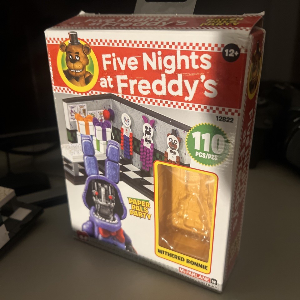 Five Nights At Freddy's McFarlane FNAF Withered Bonnie Paper Pals Party ...